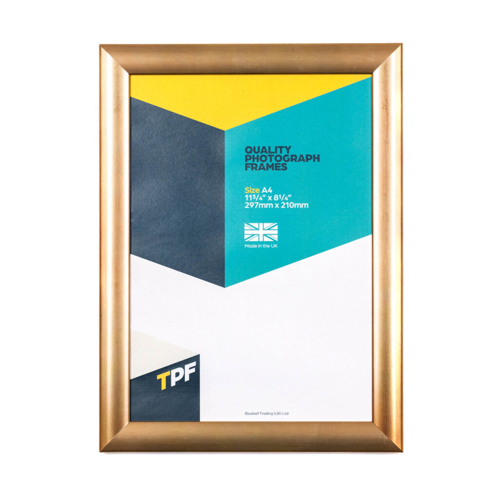 Smooth Gold Certificate Frame | C51 - Trade Picture Frames