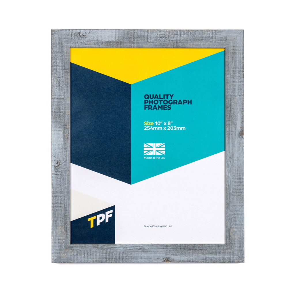 Solid Wood Stylish Blue/Grey Frame| W59 - Trade Picture Frames