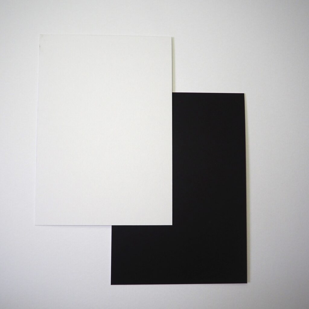 White and Black Backing Board | 10 Pack - Trade Picture Frames